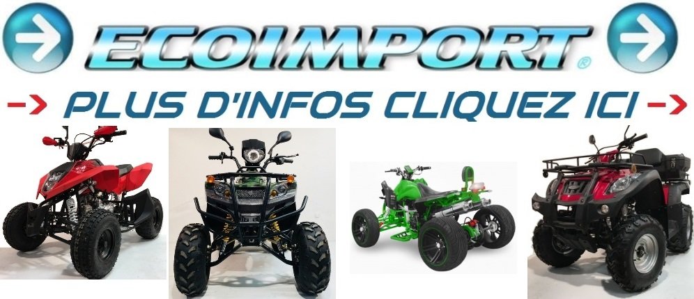 Quad Homologue route neuf pas cher! Puissant permis B